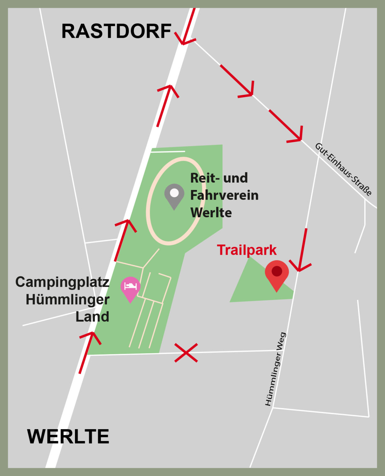 Anfahrt – Trailpark Werlte